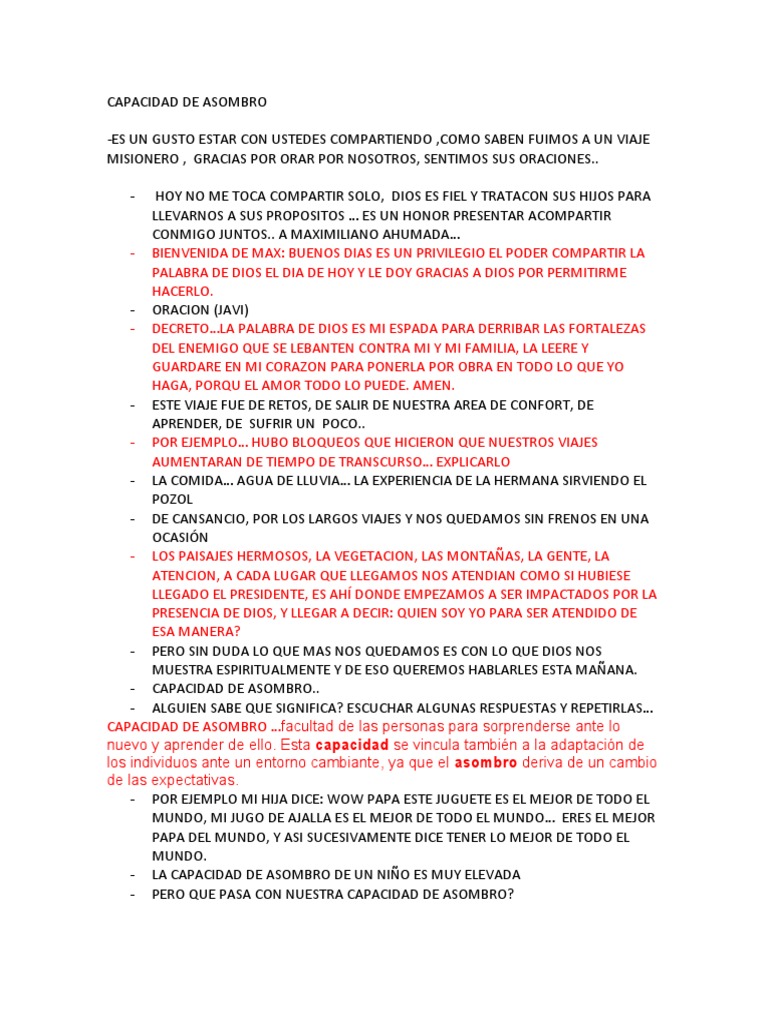 La Importancia de la Capacidad de Asombro | PDF | Jesús | Dios