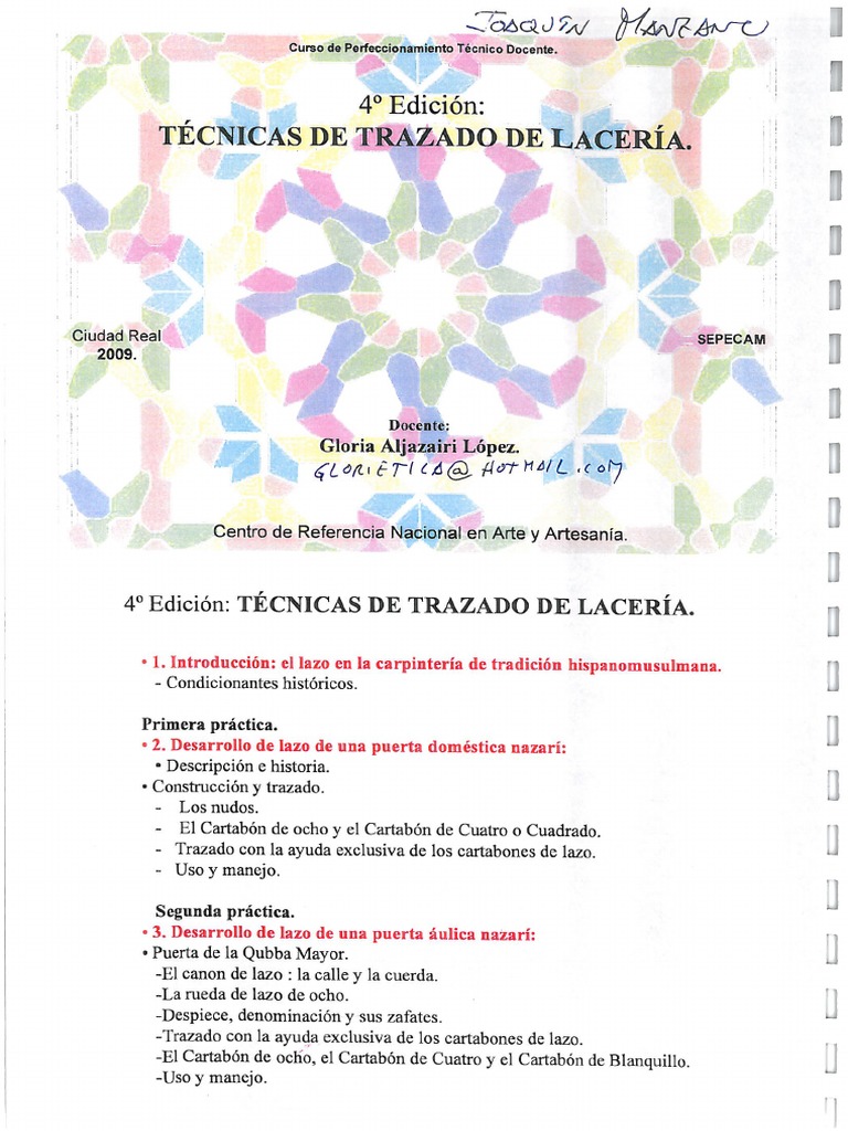 2 - Trazado1técnica de Trazado de Lacería (Parte 1) | PDF