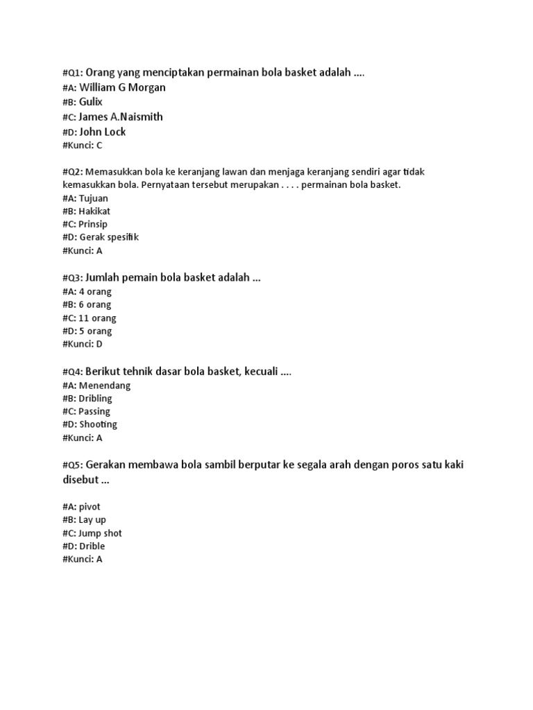 Teknik dan Aturan Dasar Bola Basket | PDF