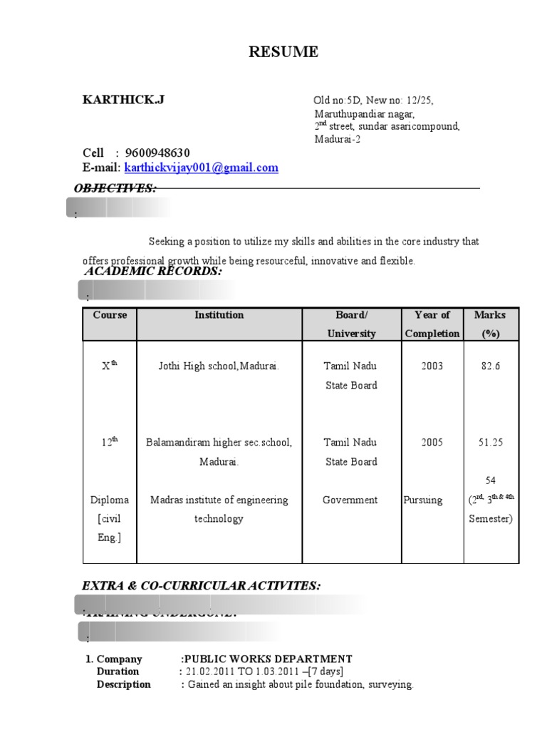 Vasanth Resume | PDF