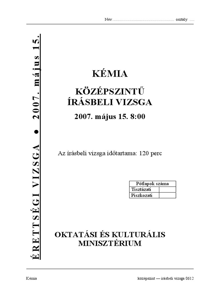 K Kemia 07maj FL | PDF