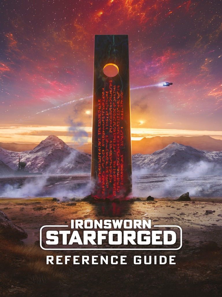 Ironsworn Starforged Reference Guide Spreads | PDF