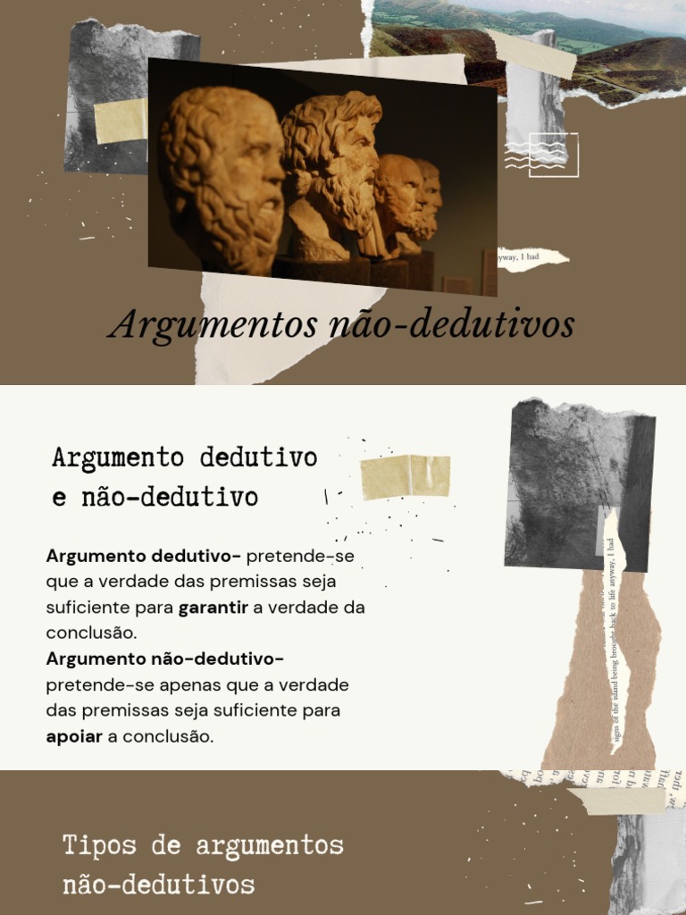 Argumentos Não Dedutivos PDF | PDF | Falácia | Argumento Argumentos Não Dedutivos PDF | PDF | Falácia | Argumento