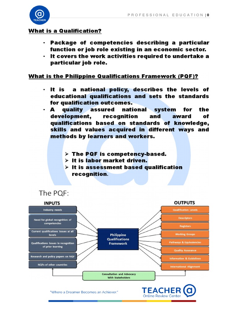Profed Handout 9 (Ta) | PDF