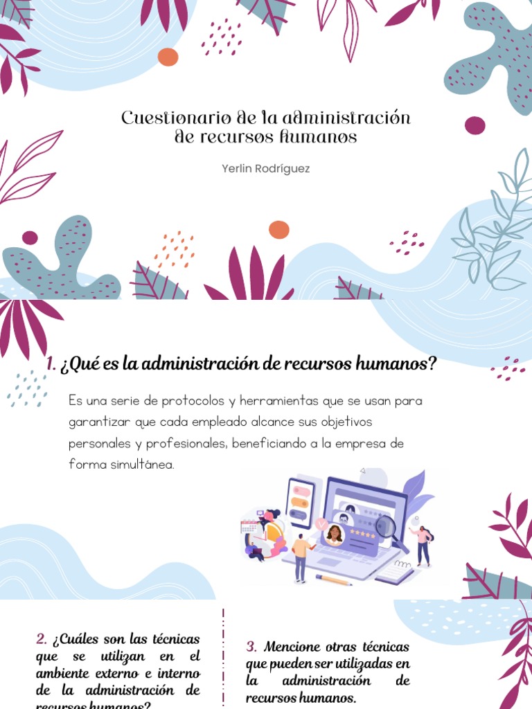 Administracion de Recursos Humanos - Yerlin Rodríguez | PDF