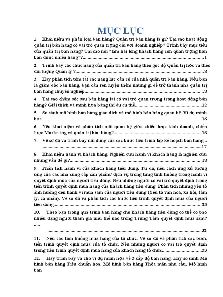 123doc Ca U Ho I o N Thi Mo N Qua N Tri Ba N Ha NG | PDF