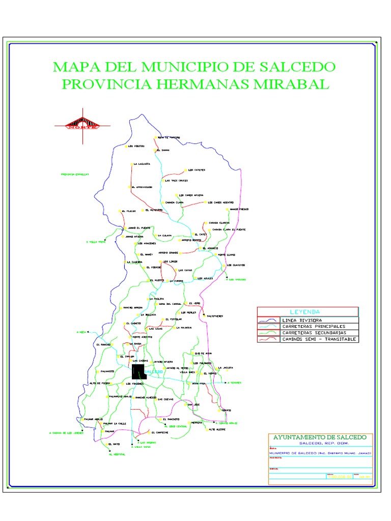 Mapa Municipio Salcedo PDF | PDF