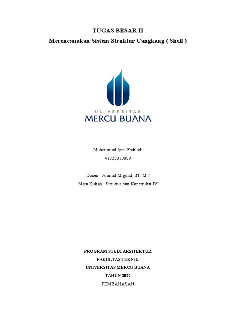 TUGAS BESAR II - sk4 | PDF | Griya & Taman