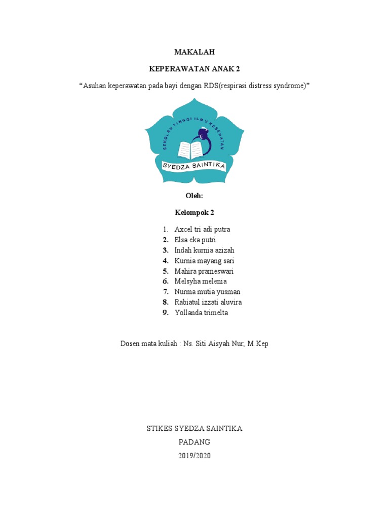 Askep RDS Pert 15 | PDF | Kesehatan Holistik