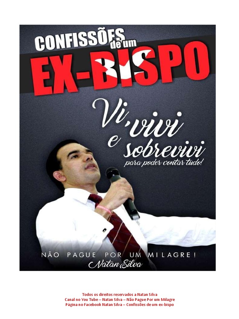 AutobiografiaNatanSilvaConfissesdeumexbispoCompleta Editado | PDF | YouTube | Dinheiro