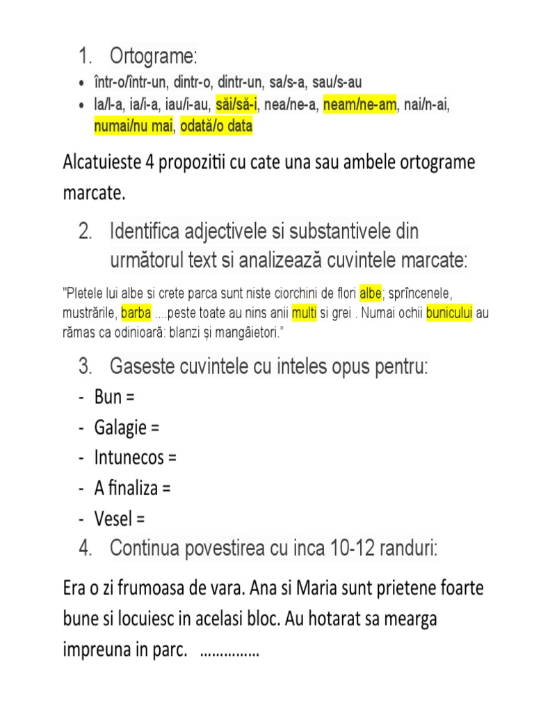 Ortograme 28.04.22 | PDF