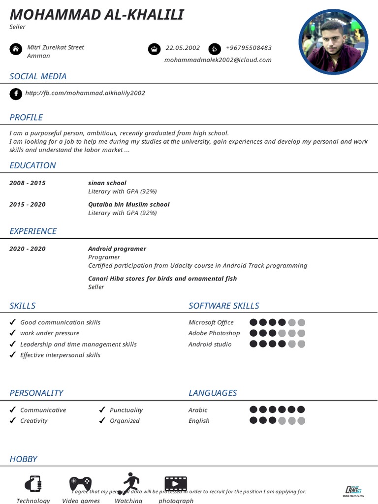 Mohammad - Al-Khalili - CV 3 PDF | PDF