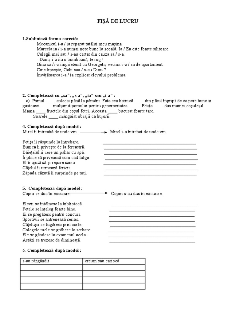 0 Fisa de Lucru Ortograme | PDF