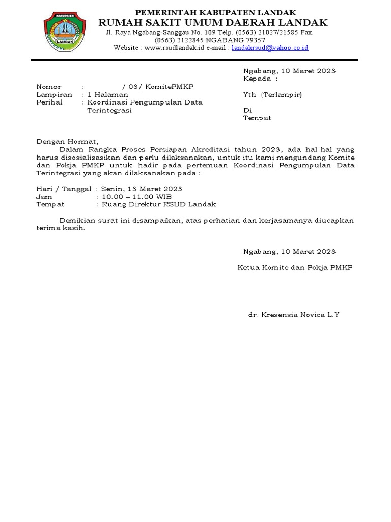 SURAT UNDANGAN | PDF