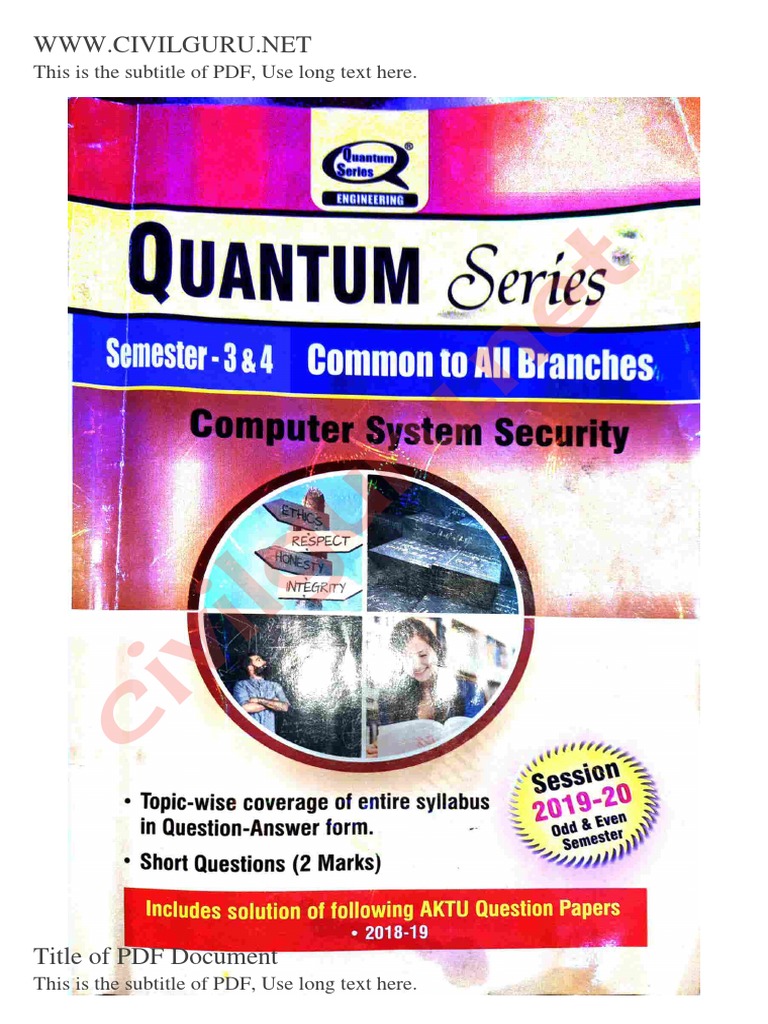 Computer System Security Pdf Computer File Formats