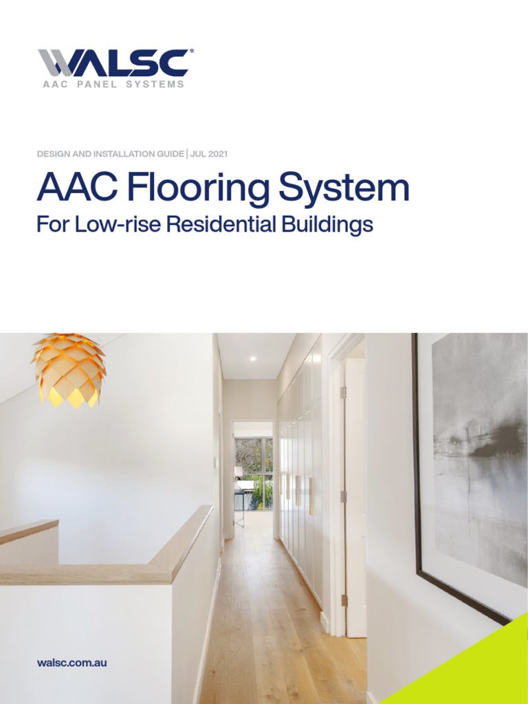 Walsc AAC Flooring System Design and Installation Guide - V.202107 ...