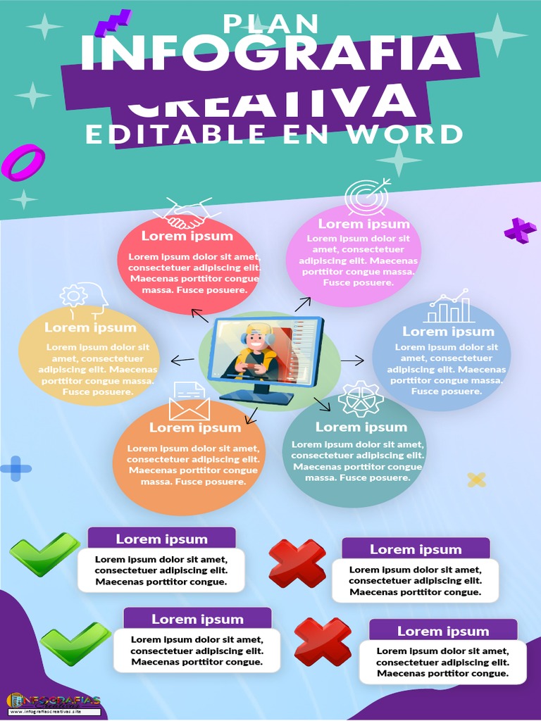 Plantilla de Infografia en Word 35 | PDF