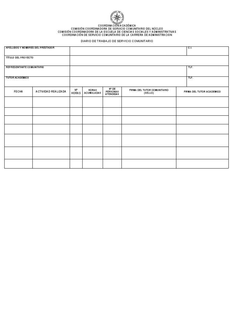 2 Formato Diario de Trabajo de SC | PDF