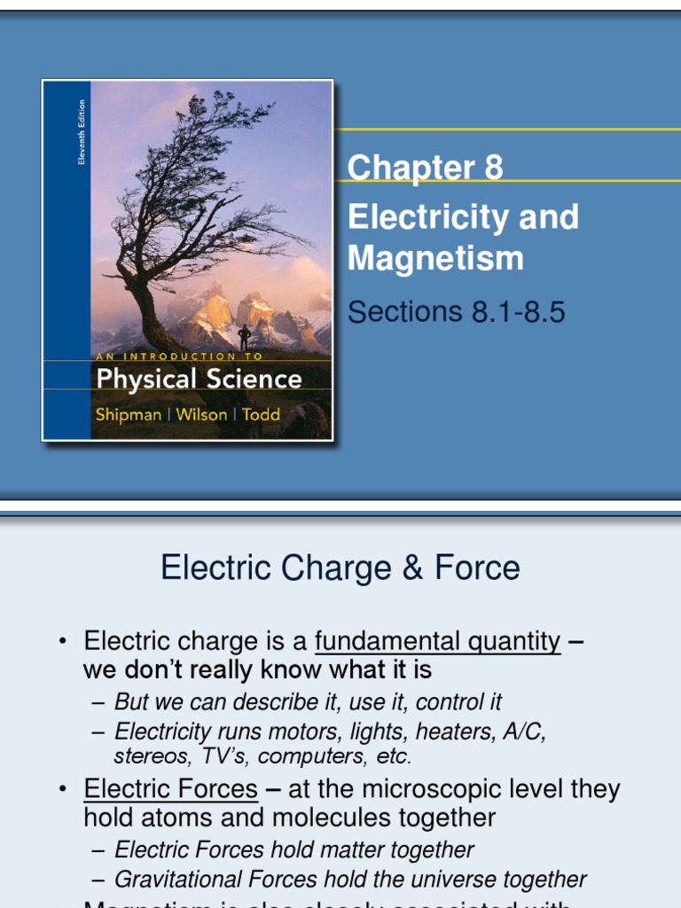 Electricity and Magnetism Powerpoint Ni Maam Paler PDF | PDF | Electromagnetic Induction ...