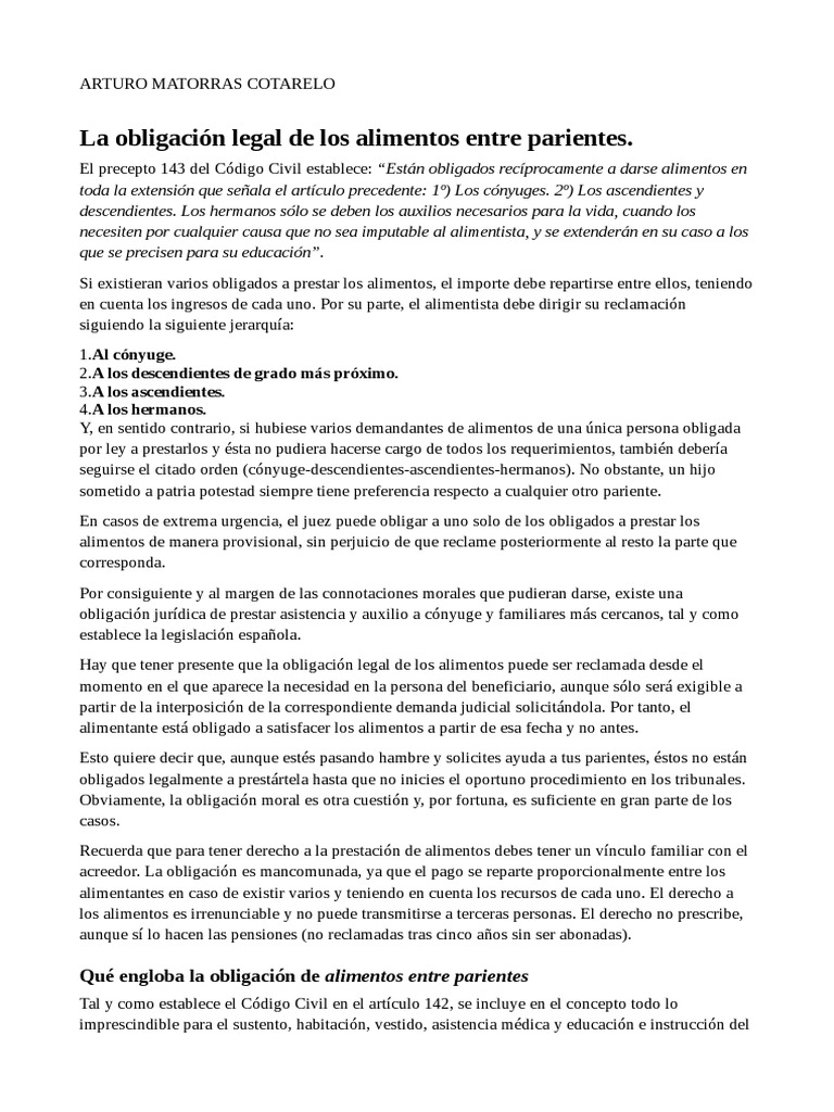 Alimentos Entre Parientes y Tutela | PDF | Parentesco | Juez