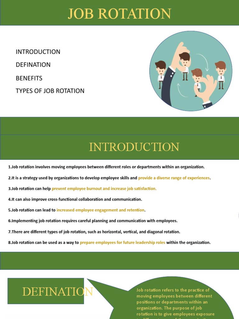 Job Rotation | PDF | Employment | Employee Retention