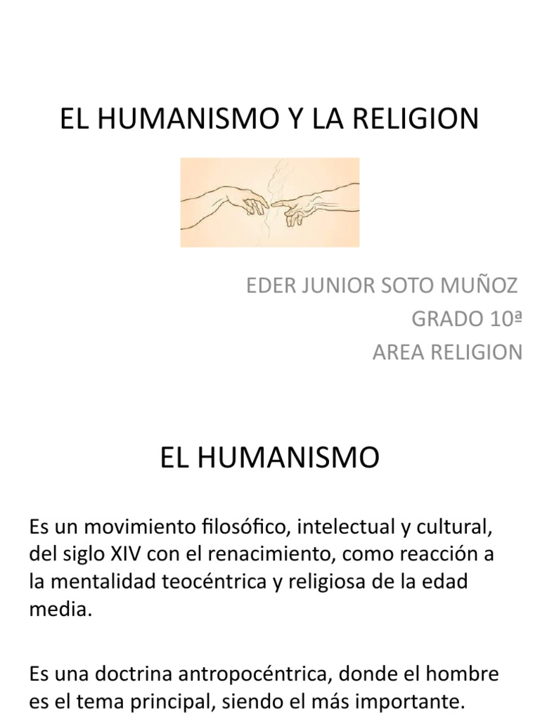 Humanismo y Religión: Un Análisis | PDF | Humanismo | Dios
