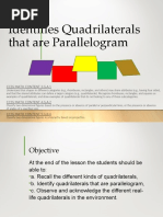 Properties of Parallelogram Grade 9 | PDF