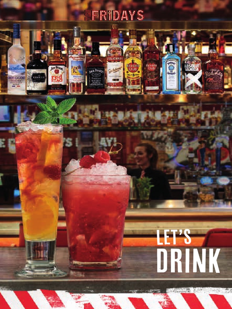 TGI Friday's Drinks Menu | PDF | Drink | Alcoholic Drinks