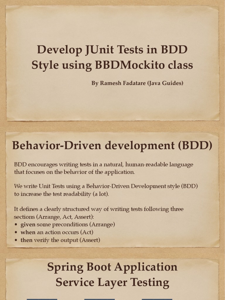 Mockito Basics and BDDMockito Class | Download Free PDF | Computing | Computer Programming