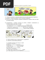Atividade Sobre Verbete de Dicionário | PDF | Linguística | Gramática