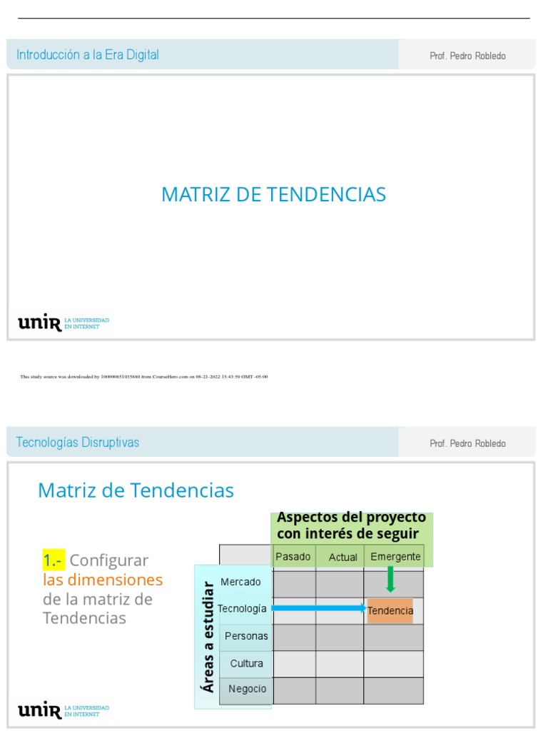 1 Matriz de Tendencias. Como Realizar La Actividad en Grupo PDF | PDF ... 1 Matriz de Tendencias. Como Realizar La Actividad en Grupo PDF | PDF ...