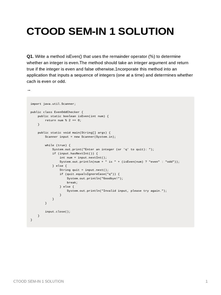 CTOOD | Download Free PDF | Constructor (Object Oriented Programming) | Programming