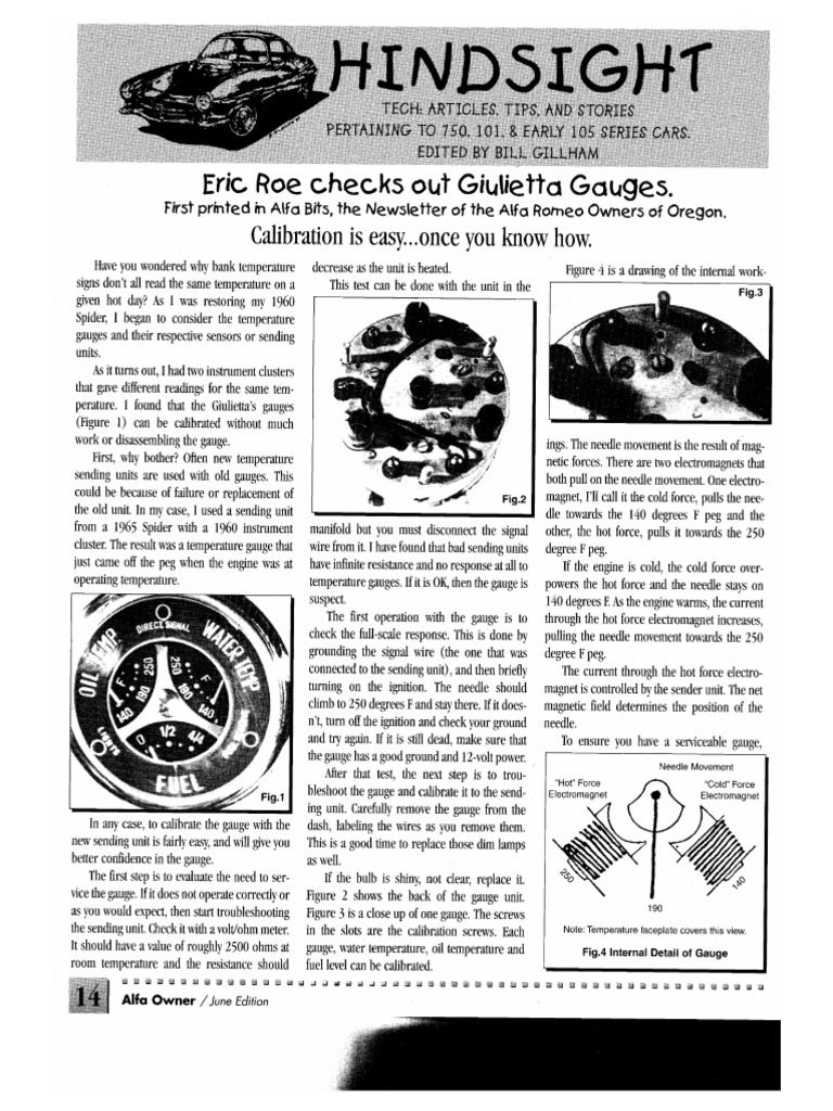Tri-Gauge Adjustment | PDF