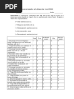 Cuestionario Gad 7 | PDF | Ansiedad | Trastornos mentales y conductuales