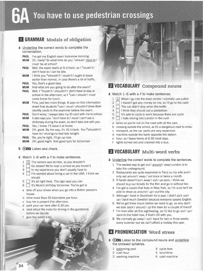 B1+Unit 6 - Workbook Pages PDF | PDF