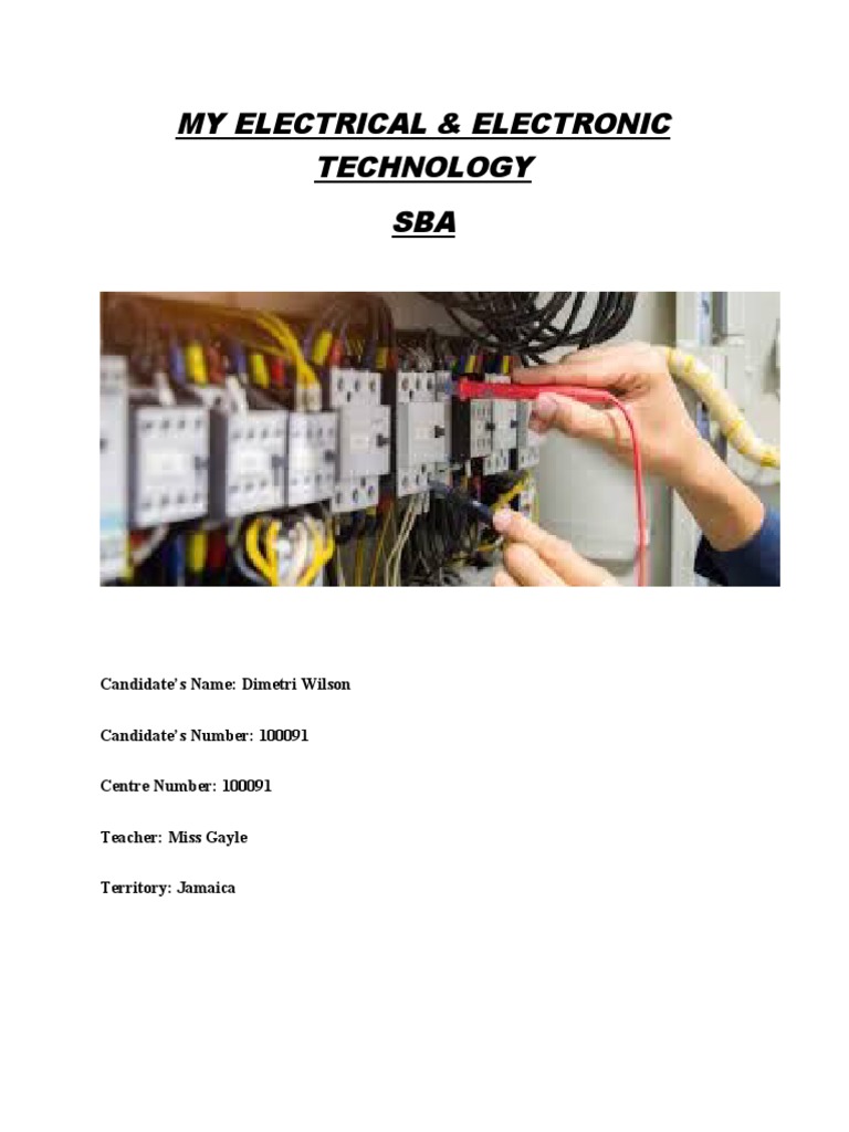 MY ELECTRICAL Cover Page | PDF
