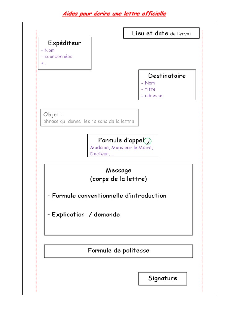 Lettre Officielle Cours | PDF