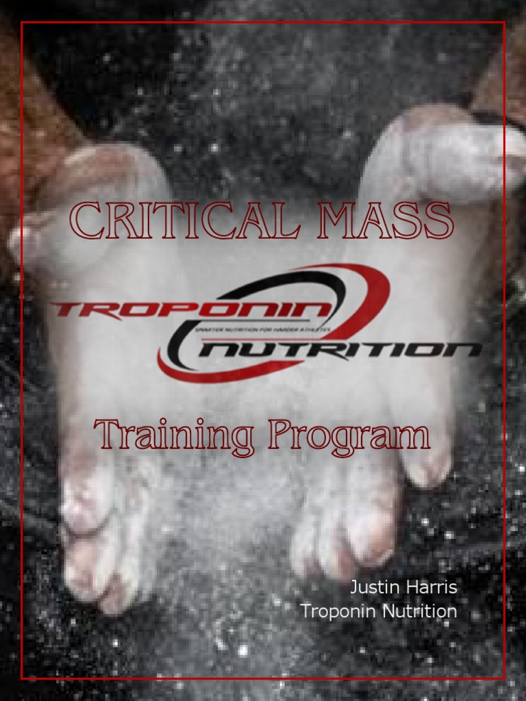 Critical Mass Training Program PDF | PDF | Muscle Hypertrophy ...