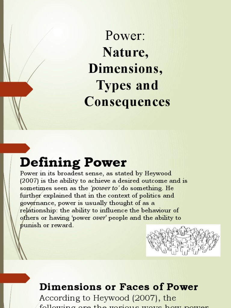 Module 3 - Power Nature, Dimensions, Types | PDF | Science & Mathematics