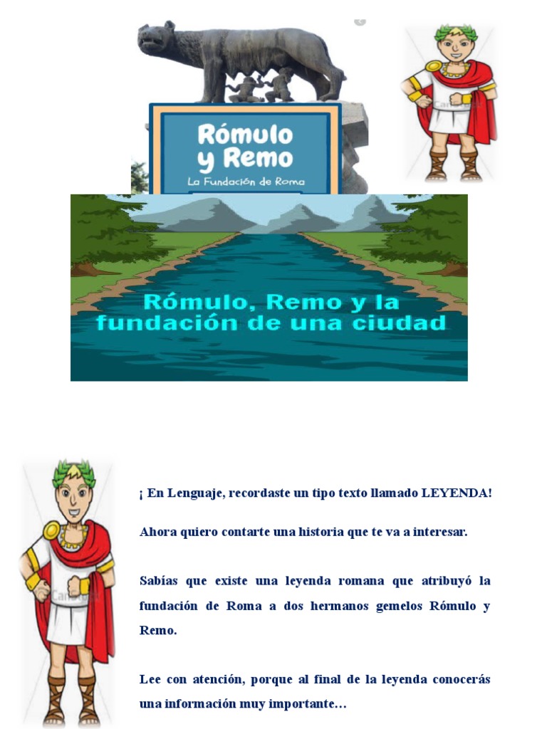 Historia-La Leyenda de Romulo y Remo | PDF