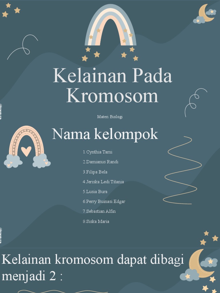 Kelainan Kromosom Bio-1 | PDF | Sains & Matematika
