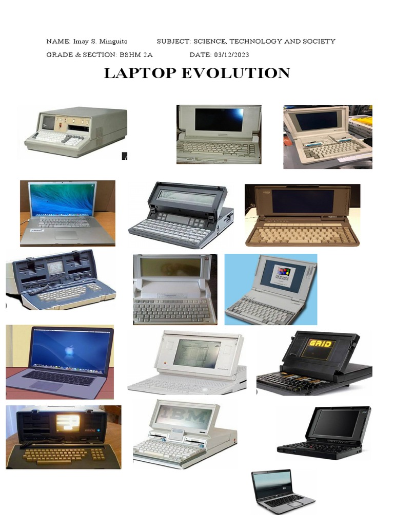 Laptop Evolution | Download Free PDF | Laptop | Personal Computers