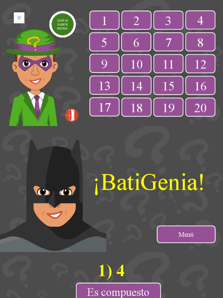 Juego Numeros Primos y Compuestos | PDF | Matemáticas recreativas ...