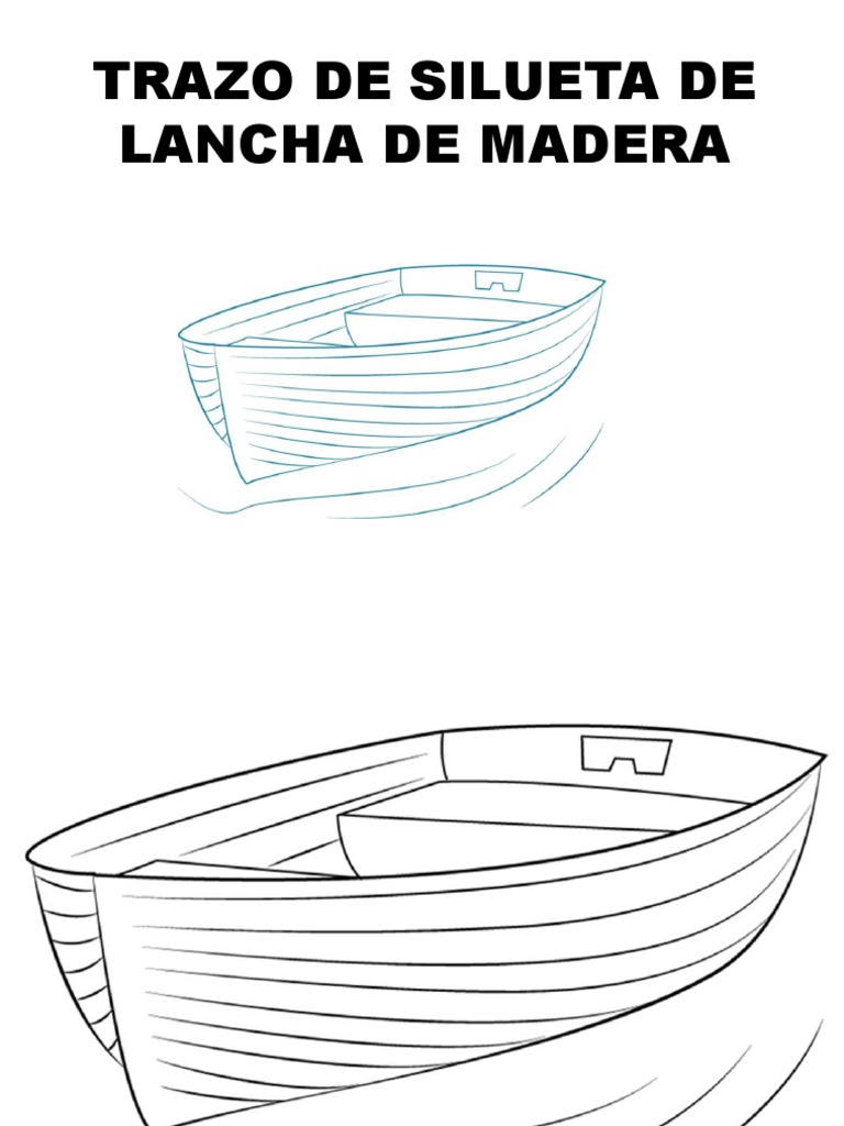 Trazo de Lancha de Madera | PDF