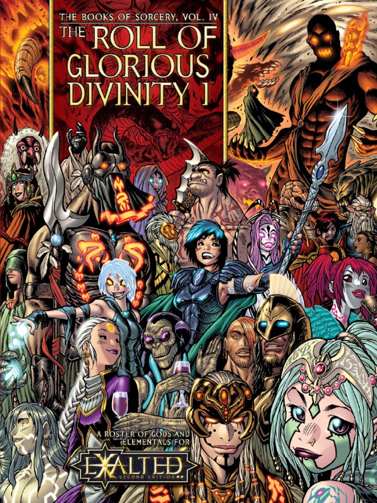 Exalted The Books of Sorcery Vol. 4 - Roll of Glorious Divinity | PDF