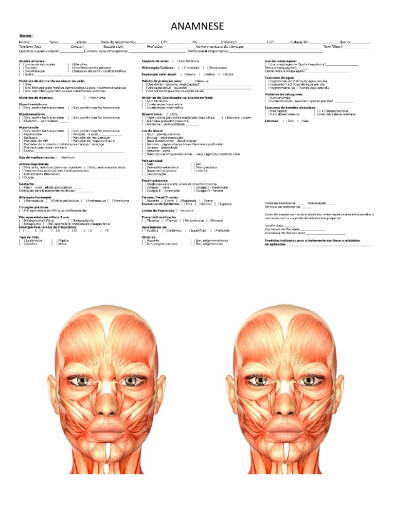 Anamnese Facial | PDF