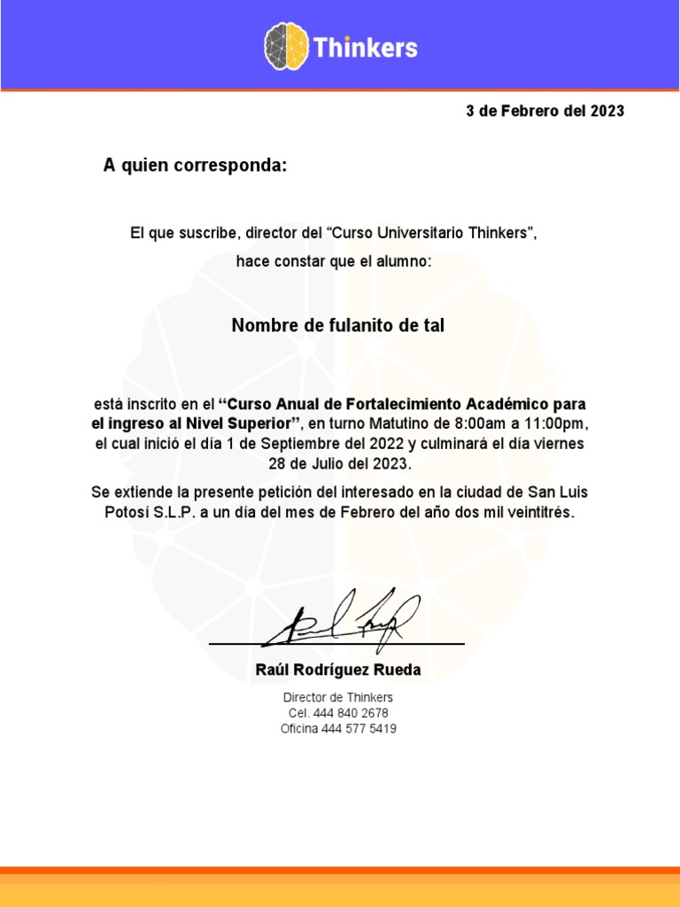 Constancias Editable | PDF