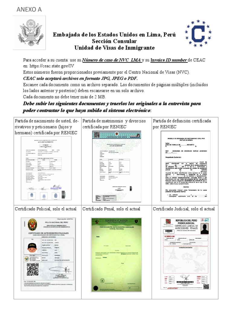 2023 Como Subir Docs Al CEAC | PDF