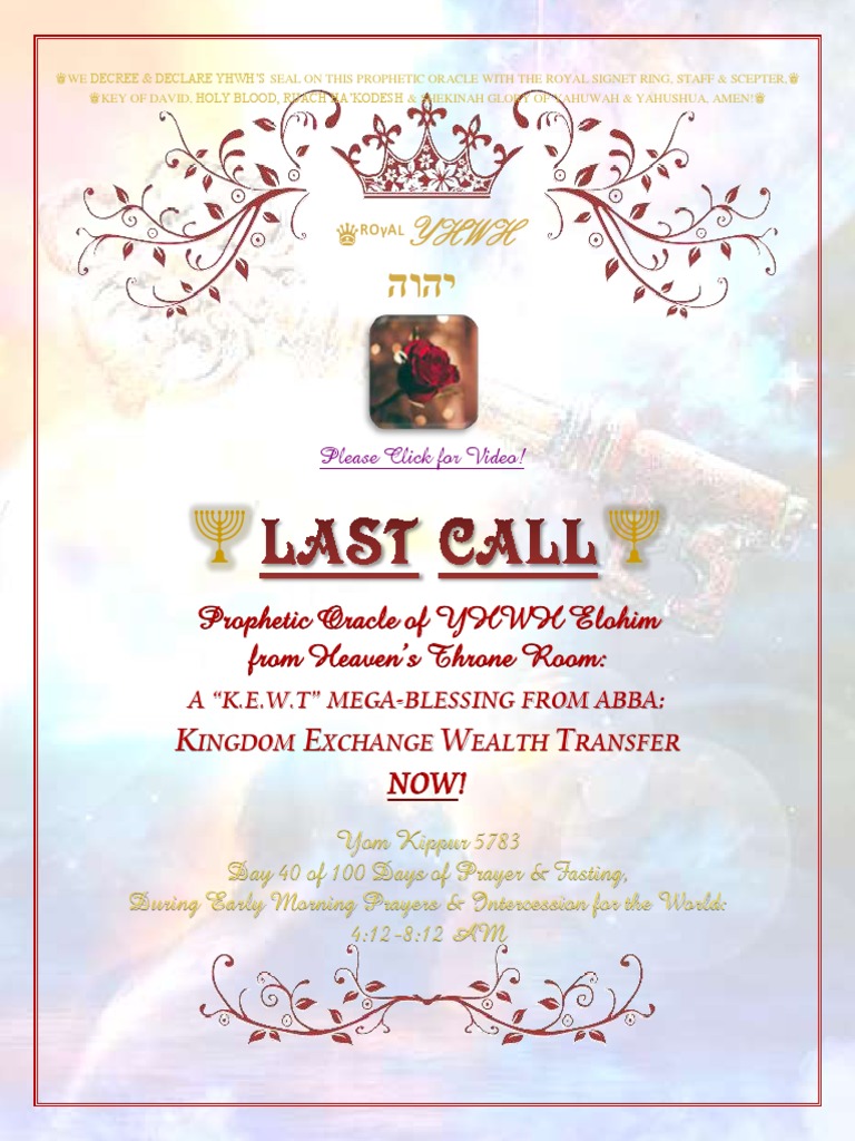 Yhwhs Kingdom Exchange Wealth Transfer Kewt Blessing 4 PDF | PDF ...