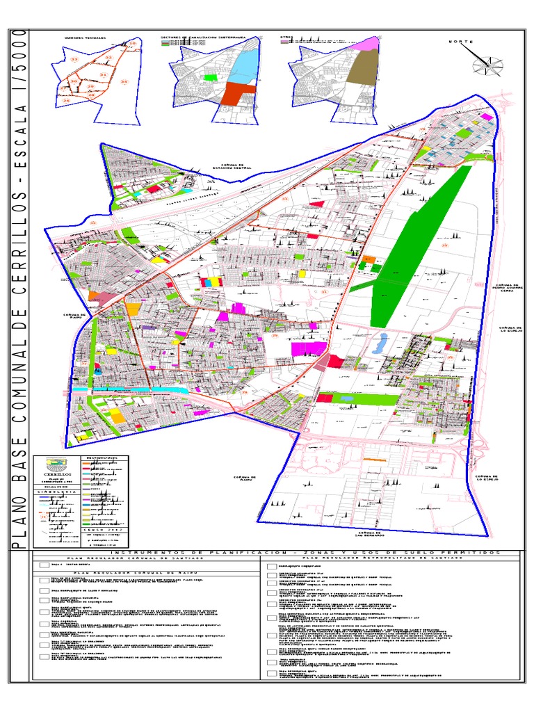Plano Comunal de Cerrillos PDF | PDF